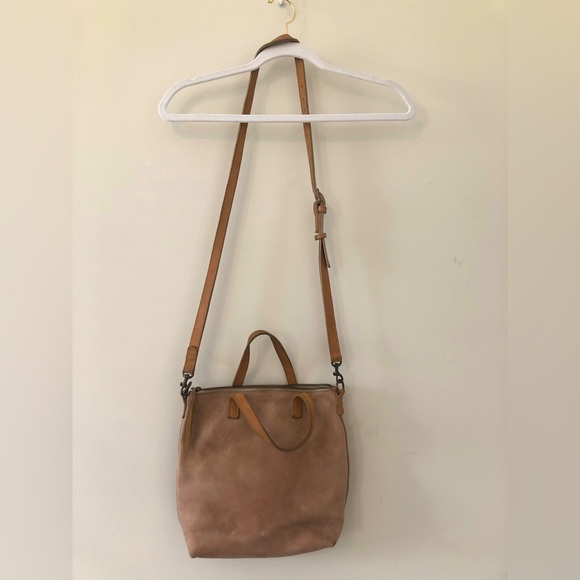 Able | Bags | Able Distressed Leather Crossbody Bag Guc | Poshmark